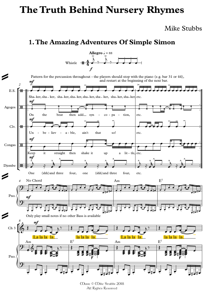 The Truth Behind Nursery Rhymes – Mike Stubbs, Composer