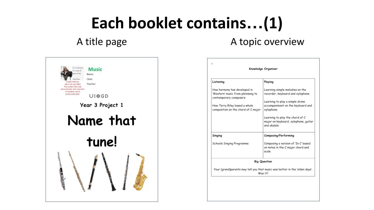 Primary Music Curriculum Scheme of Work – Mike Stubbs, Composer